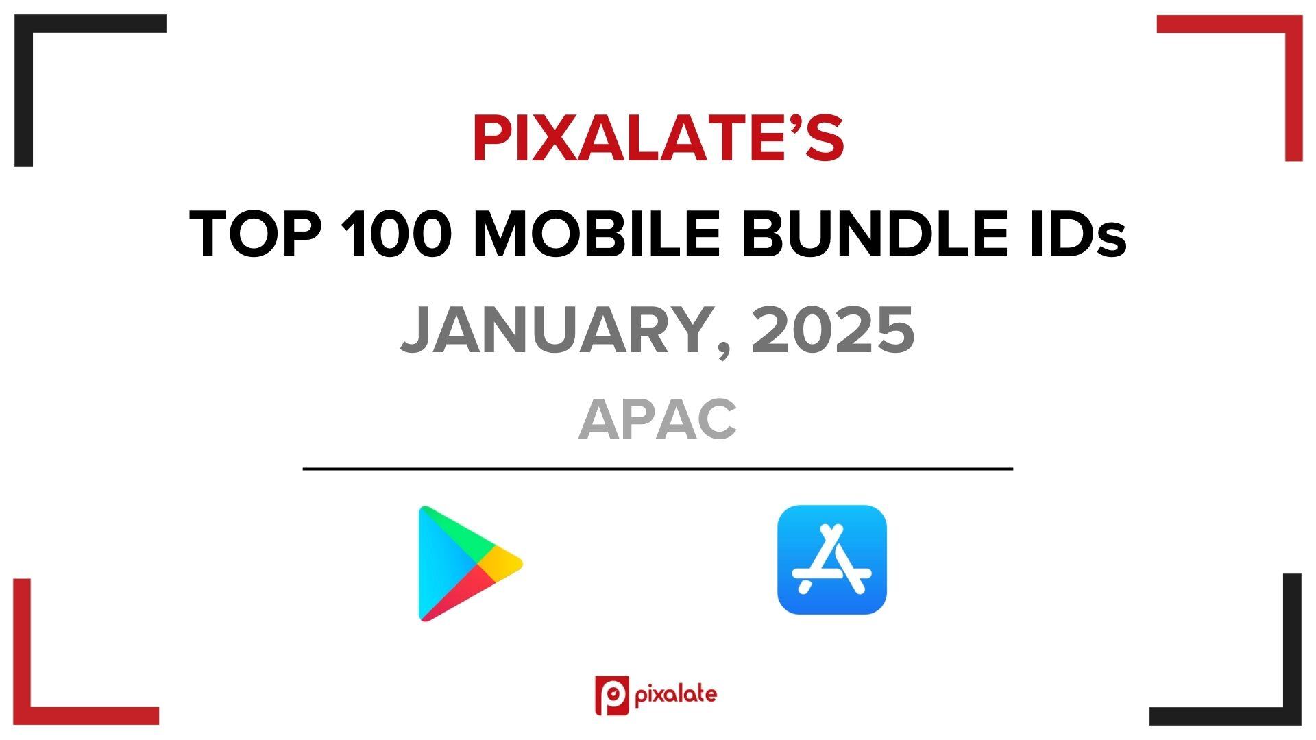 January 2025 Top 100 Apple & Google App Store Bundle IDs - APAC